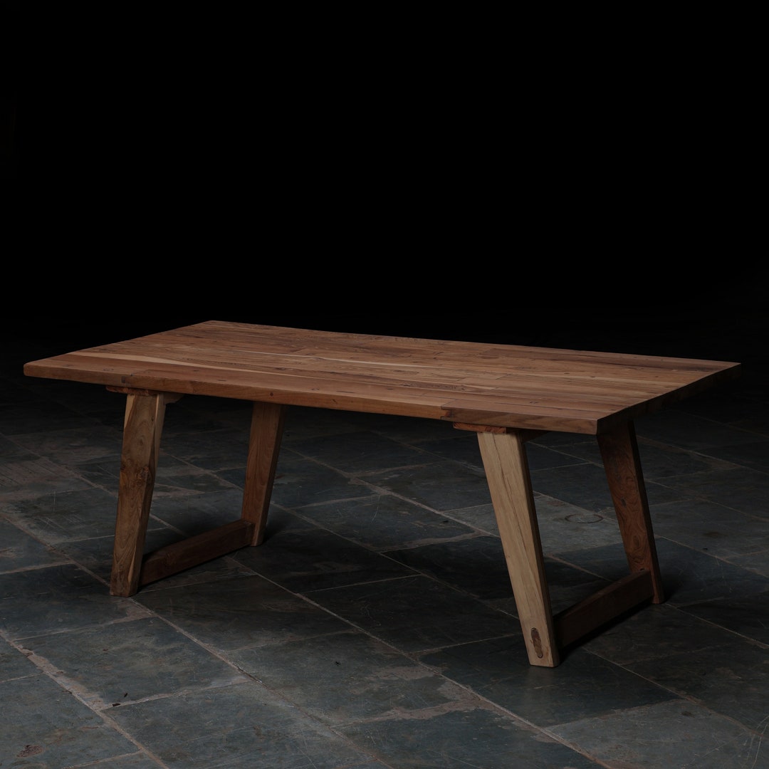 Reclaimed Teak Wood Coffee Table Living Room Sofa Table / Center Table ...