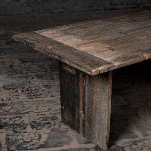 Reclaimed Wood Dining Table: Rustic Farmhouse Kitchen Table - Etsy