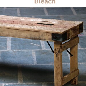 Vintage Reclaimed Wood Dining Table Set diningbench Farmhouse Rustic ...