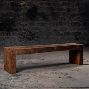 Handcrafted Reclaimed Wood Bench: Rustic Entryway or Living Room ...