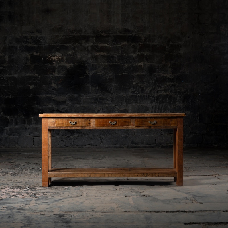 Reclaimed Wood Console Table - Etsy
