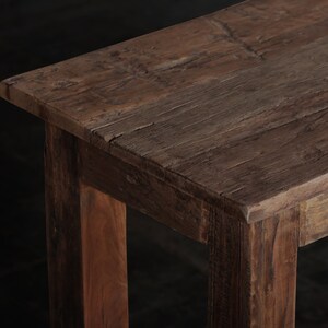 Old Reclaimed Rustic Wooden Console Table Farmhouse Console Table ...