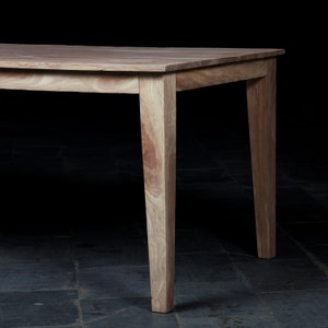 Rustic Wooden Dining Table, Kitchen Dining Table , Durable and Sturdy ...