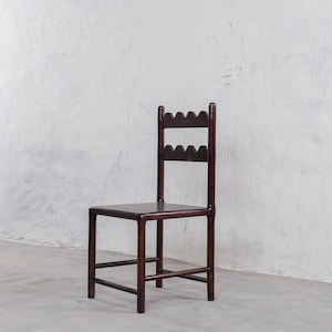 Tarang Dining Chair | Scallop Design Chair | Rustic Finish | Reclaimed ...