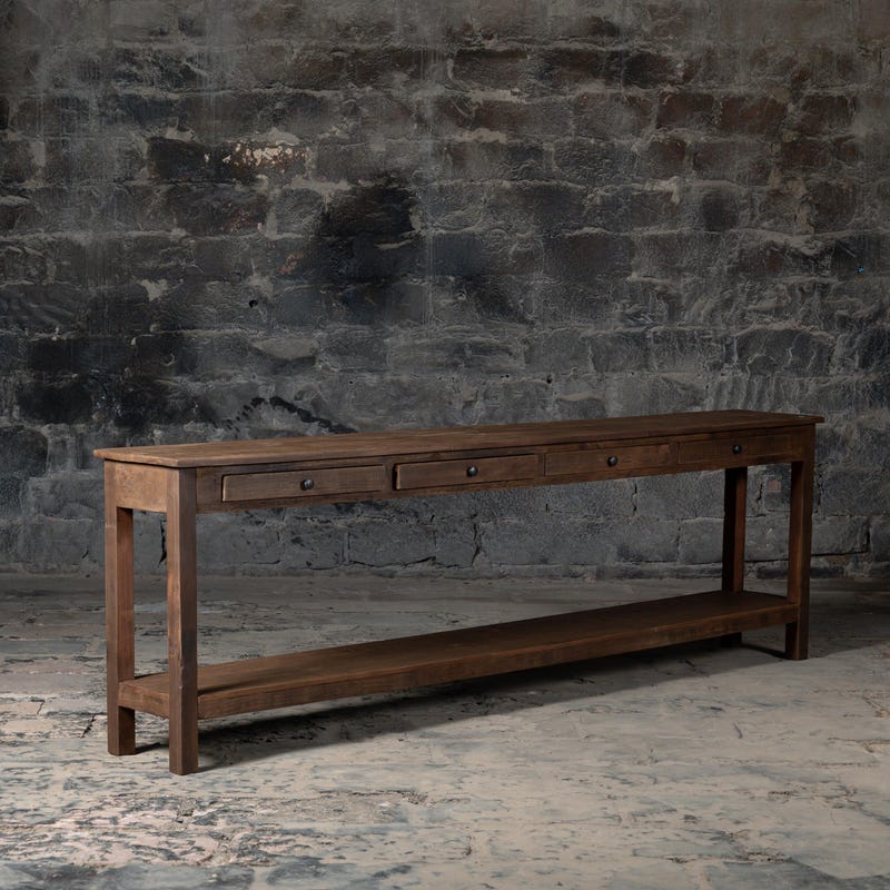 Rustic Console Table - Etsy