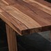 Reclaimed Teak Wood Bench Tapper Leg Bench Natural Finish Kitchen and ...