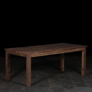 Rustic Weathered Wood Dining Table Bench Vintage Rustic Finish Old ...