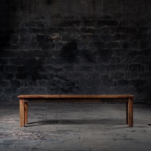 Old Reclaimed Wood Bench | Wooden Kitchen and Dining Bench | Farmhouse ...