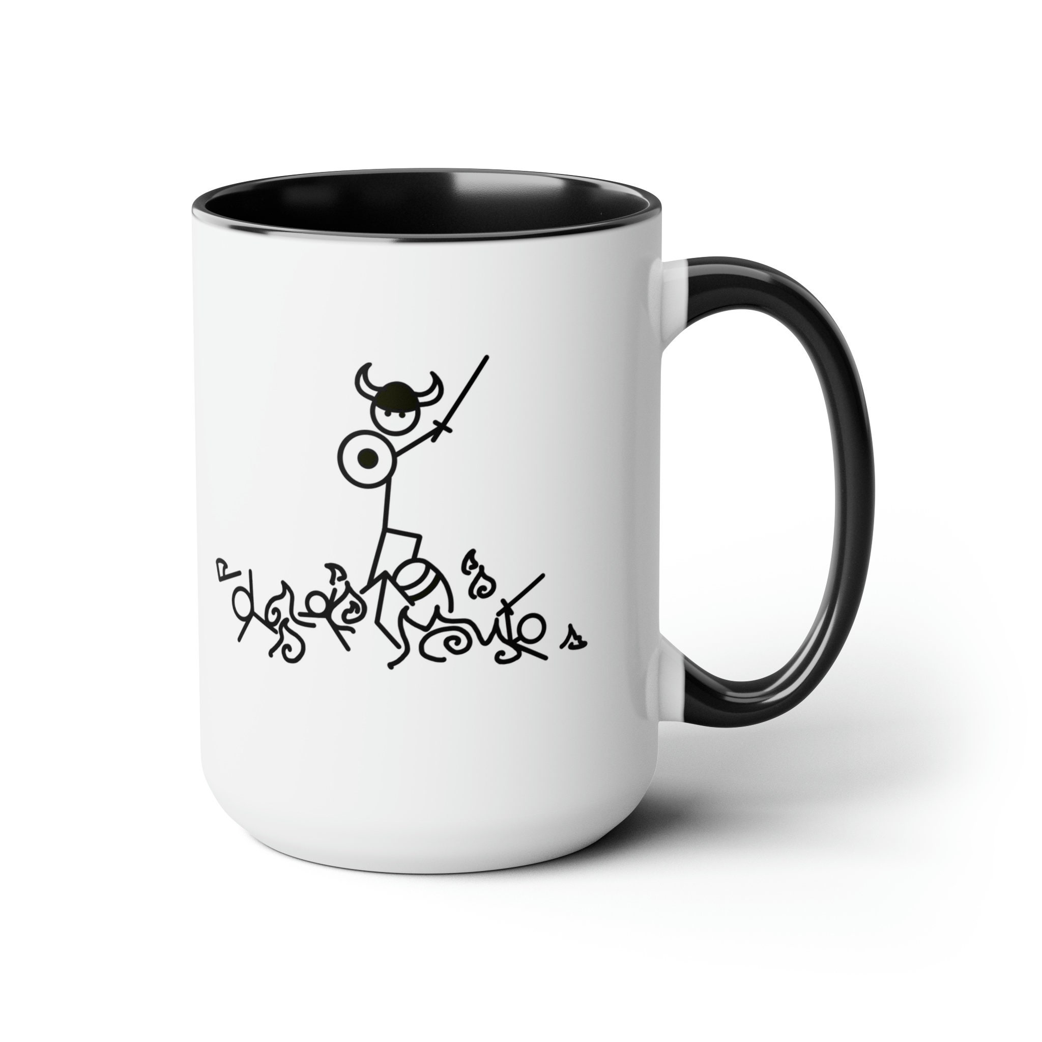 Stick Figure Family, Viking Raid: Coffee Mug, 11oz 15oz - Etsy