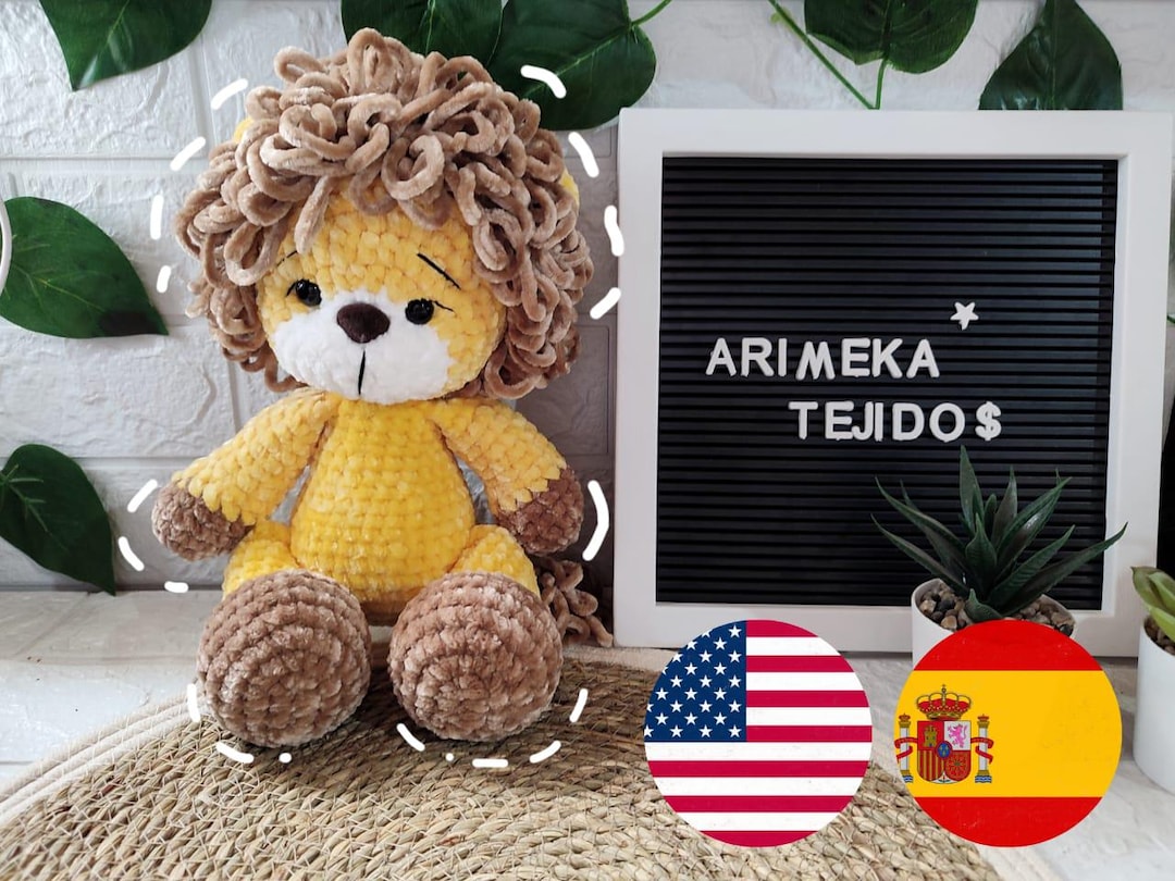 Pattern Crochet Lion Leonardo / Pattern Amigurumi Lion Leonardo - Etsy
