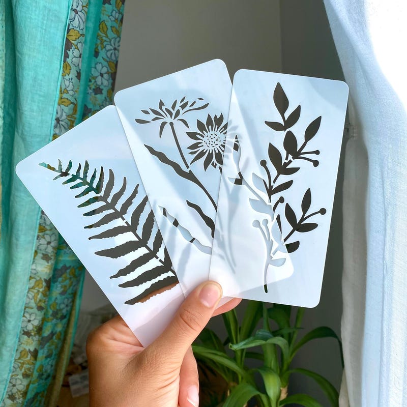 Nature Stencils - Etsy