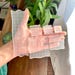 6 PIECE Set of Acrylic Stamping Blocks. Blocks for Silicone Stamps ...