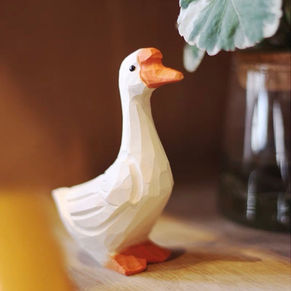 Hand Painted Goose - Etsy