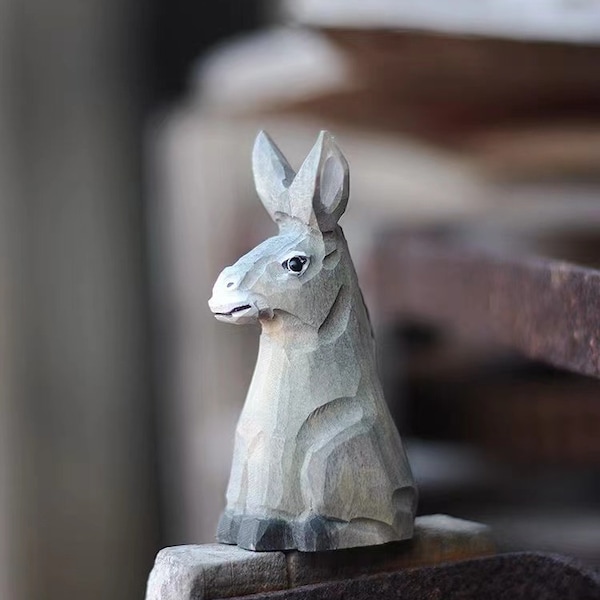 Wooden Donkey - Etsy