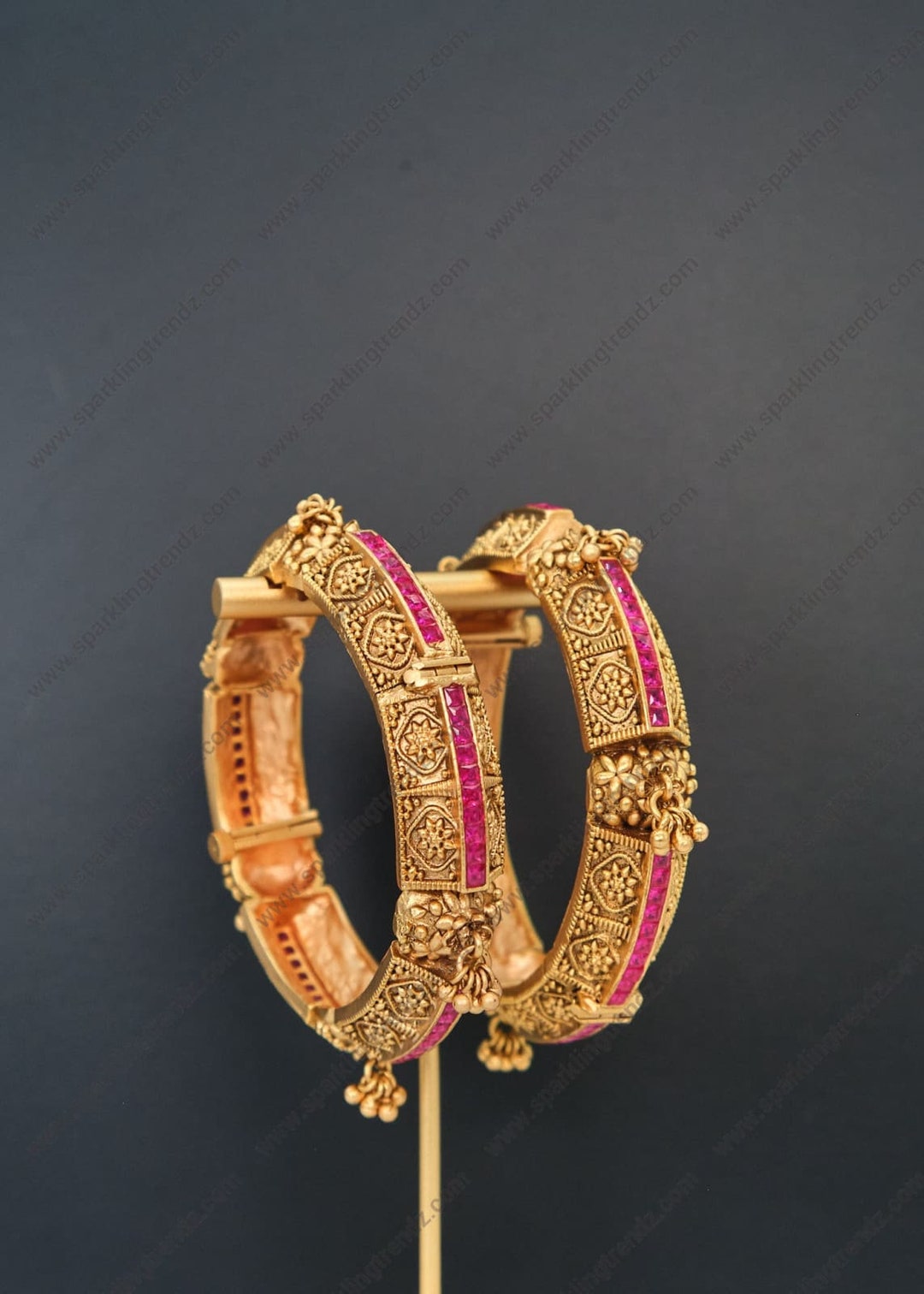 Ruby Traditional Openable Kada/size 2.6/traditional Openable Kada ...