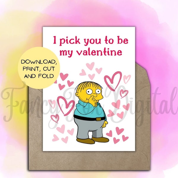 The Simpsons Card - Etsy