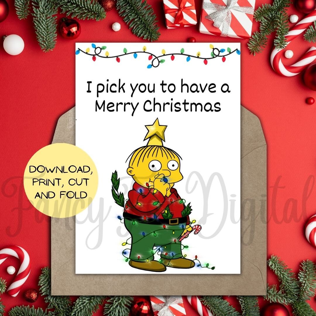 Printable Christmas Card Print at Home Christmas Card Ralph Christmas ...