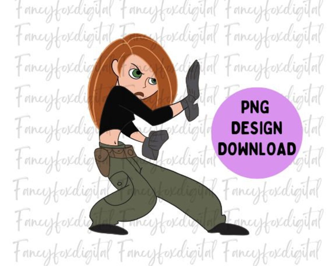 Kim Possible PNG Kim Possible Digital Download Kim - Etsy