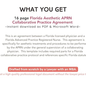 Florida APRN Collaborative Practice Agreement, FL Collaborative ...