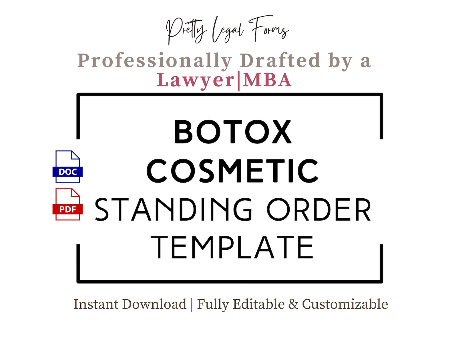 Botox Standing Order Template Botox Injections Protocol Medical Spa SOP ...