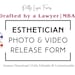 Esthetician Photo Video Release, Aesthetician Client Consent Forms ...