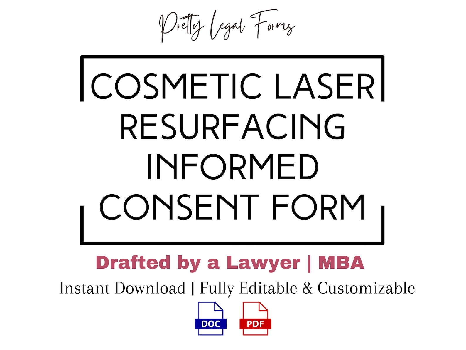 Cosmetic Laser Consent Form, Laser Resurfacing Informed Consent, Laser ...