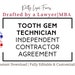 Tooth Gem Professional Independent Contractor Agreement 1099 Tooth Tech ...