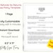 No Return No Refund Shop Policy Template, Return Policy for Perishable ...
