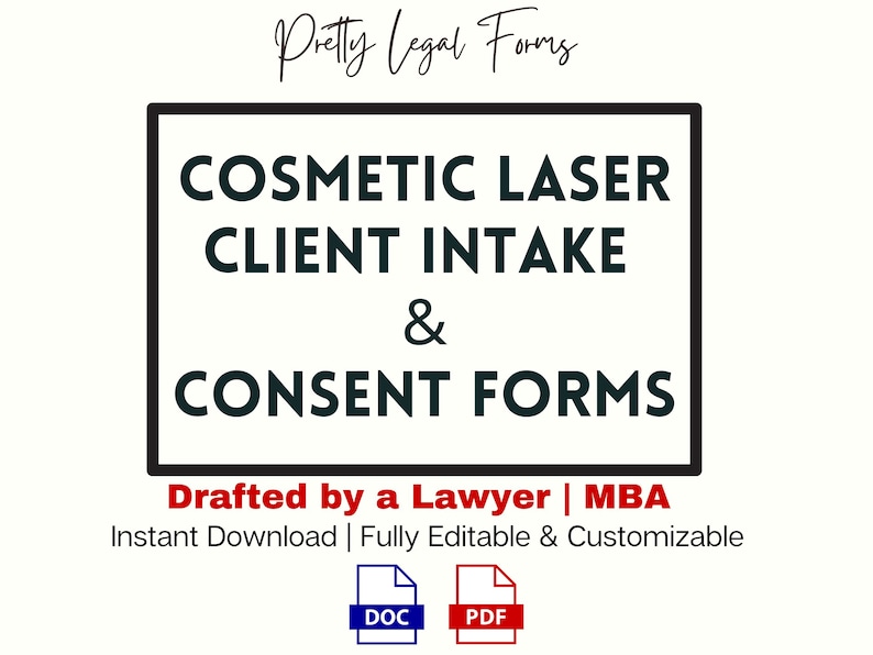 Laser Consent Form Cosmetic Laser Client Intake Form Laser Tech ...