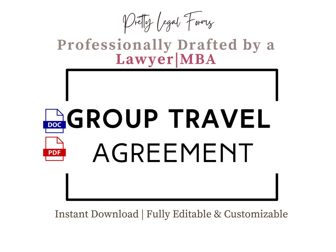 Group Travel Agreement, Client Service Contract Template Between Group Leader and Travel Agency ...