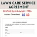 Lawn Care Contract Template | Lawn Care Service Agreement | Landscaping ...