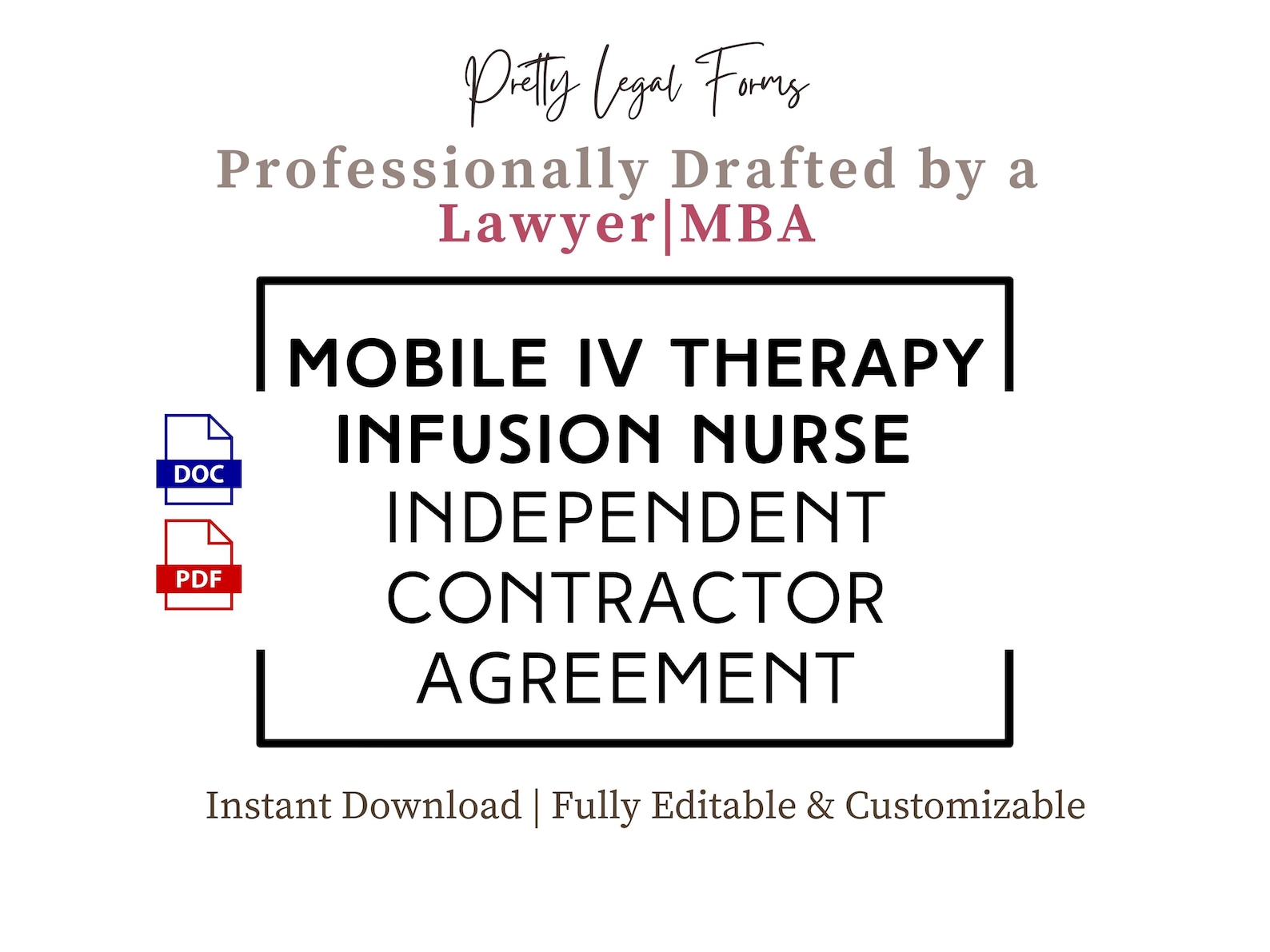 Mobile IV Therapy Infusion Nurse Contract Mobile IV Hydration Nurse ...