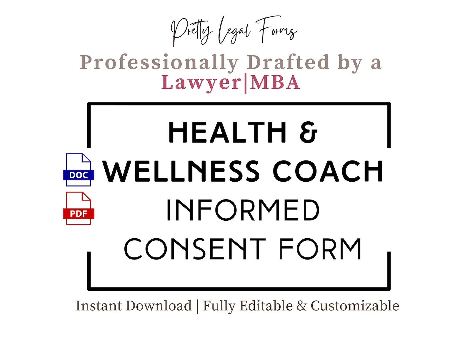 Health Coach Consent Form Wellness Coaching Informed Consent Template ...