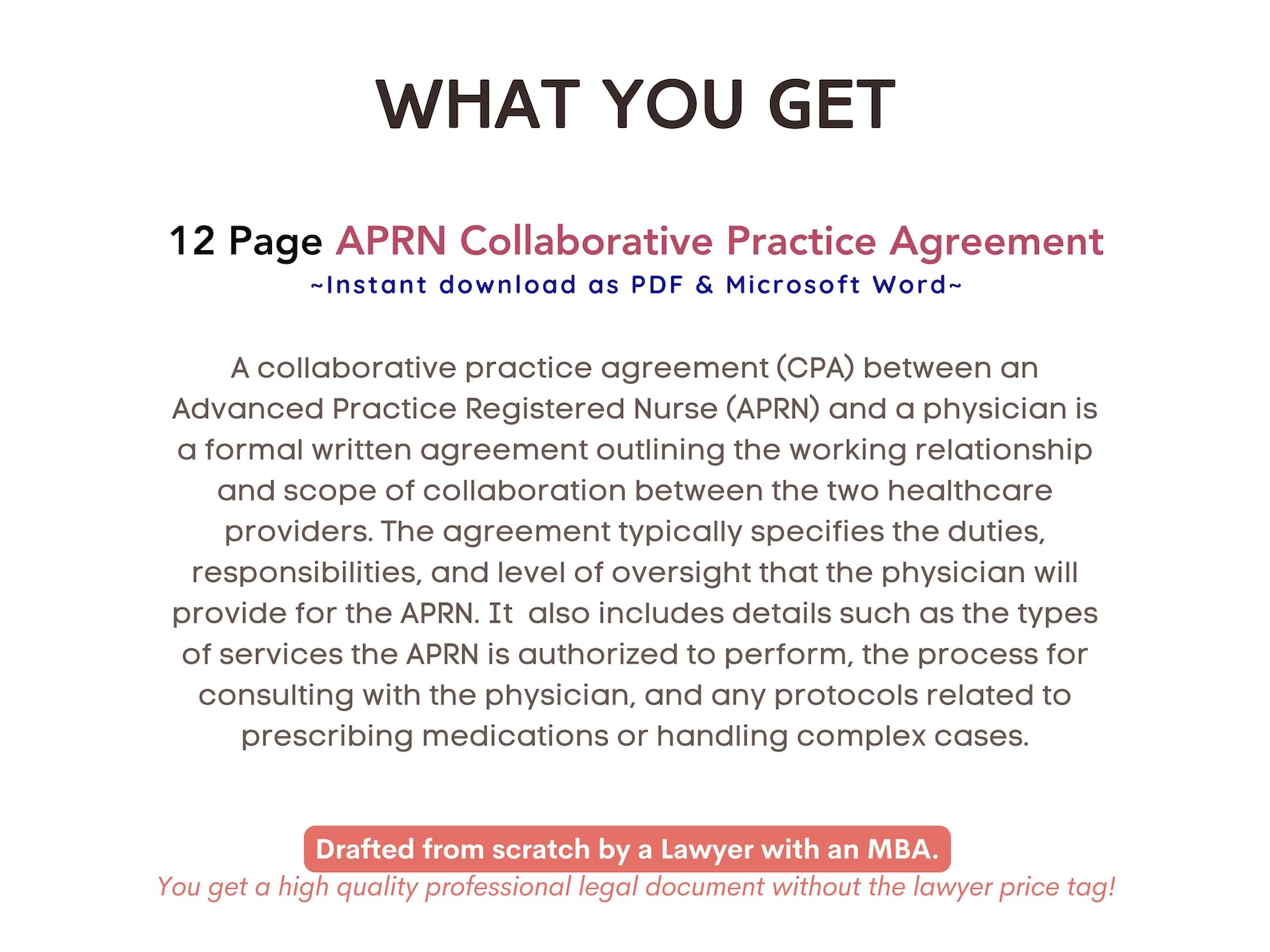 APRN Collaborative Practice Agreement Nurse Practitioner Collaborating ...