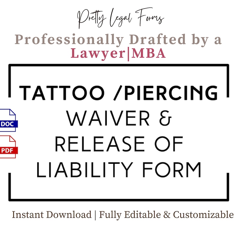 PrettyLegalForms - Etsy