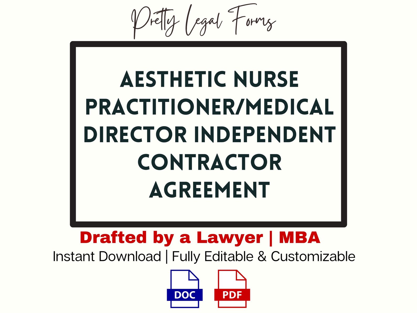 Nurse Practitioner Medical Director Contract Template Aesthetic Nurse ...