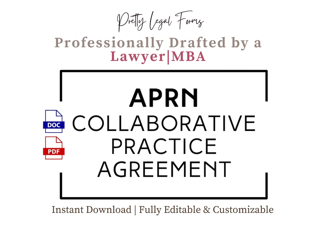 APRN Collaborative Practice Agreement Nurse Practitioner Collaborating ...