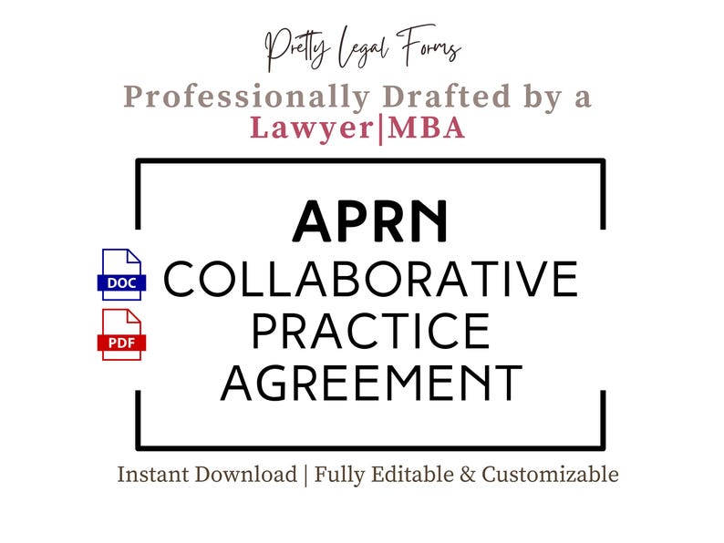 APRN Collaborative Practice Agreement Nurse Practitioner Collaborating ...