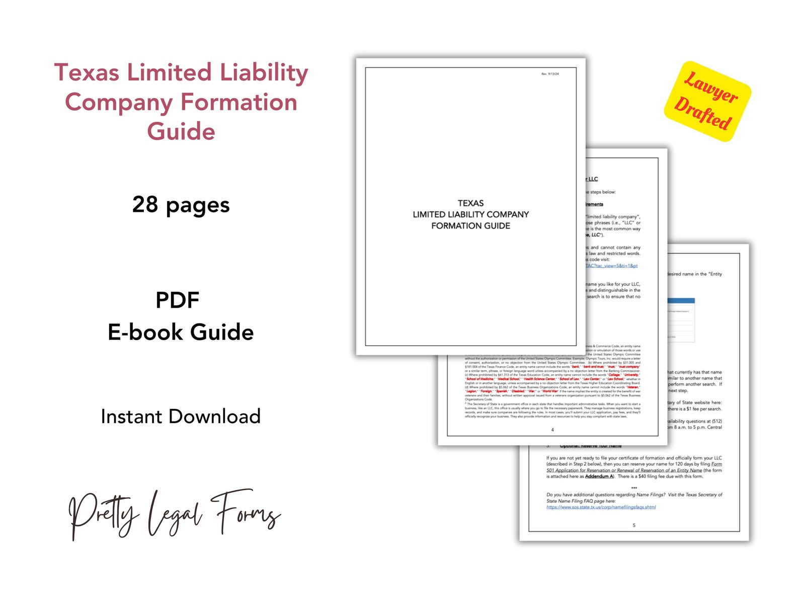 Texas LLC Formation Guide How to Start a Texas Limited Liability ...