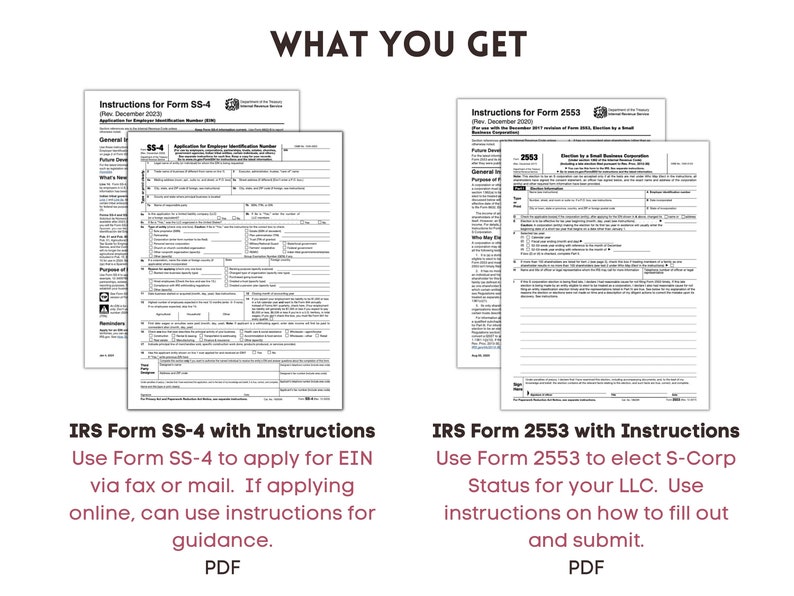 LLC Document Template Bundle S-corp Corporate Kit LLC Kit LLC Guide ...