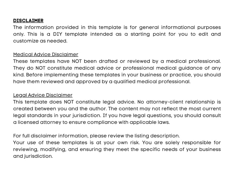 Glutathione Injections Consent Form Glutathione IM Shots Informed ...