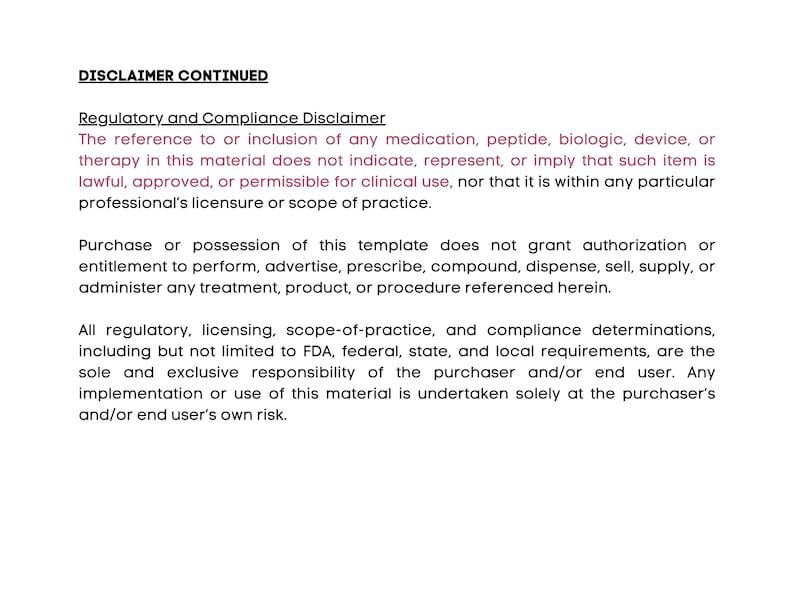 BPC-157 Consent Form BPC 157 Injection Informed Consent Template ...