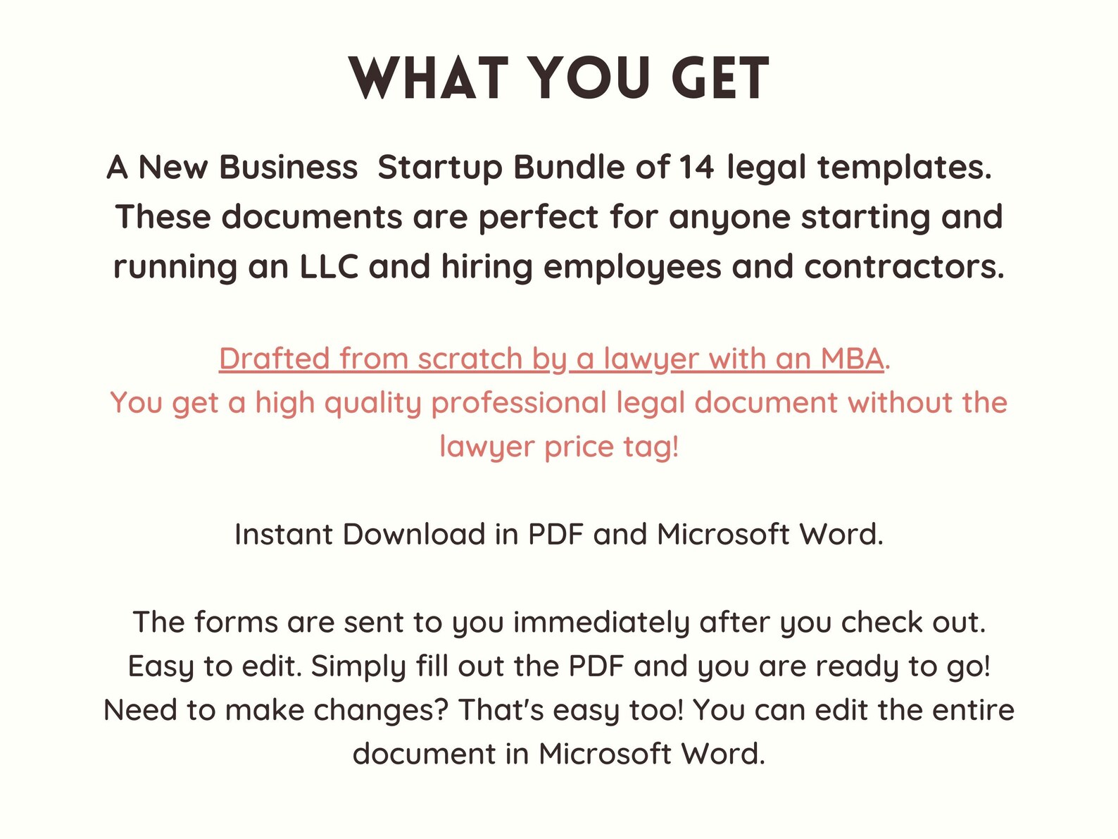 LLC Documents Template LLC Operating Agreement Contract Template BUNDLE ...