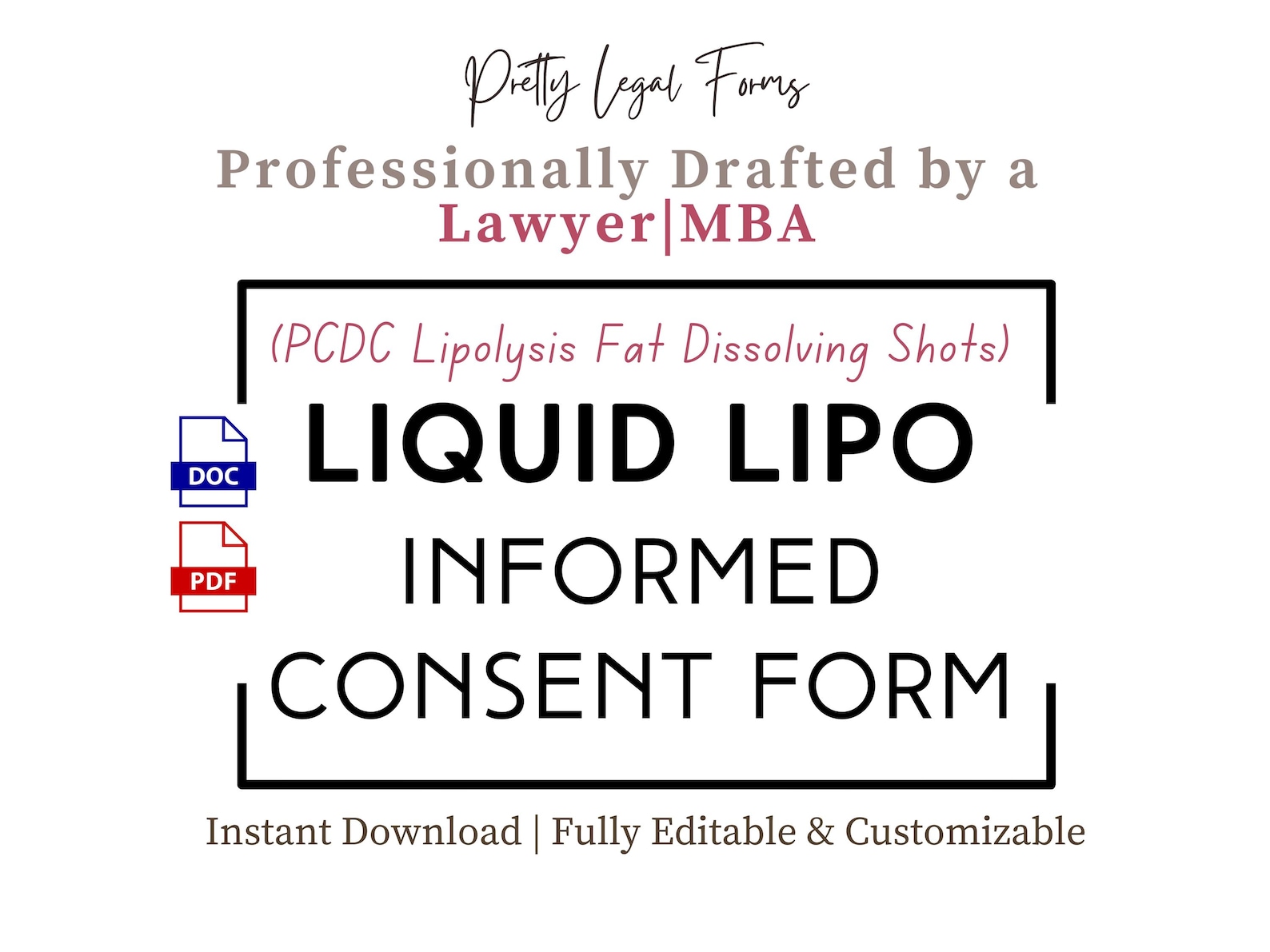Liquid Lipo Informed Consent Fat Dissolving Shots Consent Template ...