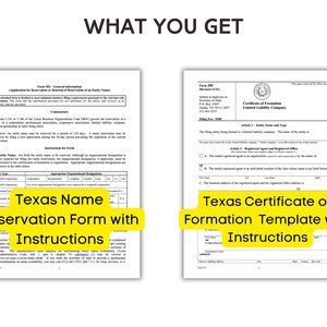Texas LLC Formation Guide How to Start a Texas Limited Liability ...