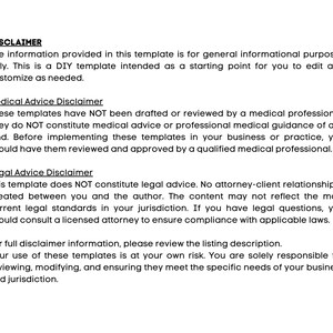 Low Dose Methylene Blue Consent Form Wellness Clinic Intake Forms ...