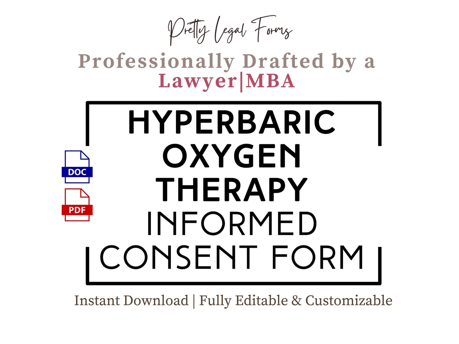 Hyperbaric Oxygen Therapy Consent Form HBOT Informed Consent Template ...