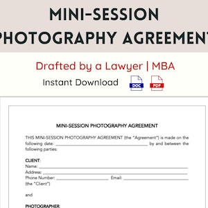 Photo License Agreement Contract Template Digital Image License Digital ...