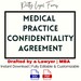 Healthcare Confidentiality Agreement, Medical Practice Confidentiality ...