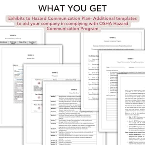 OSHA Hazard Communication Program Template Medical Spa Safety Policy ...